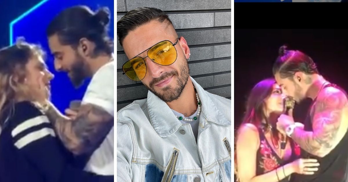 Maluma publicó apasionados besos que le ha dado a sus fans
