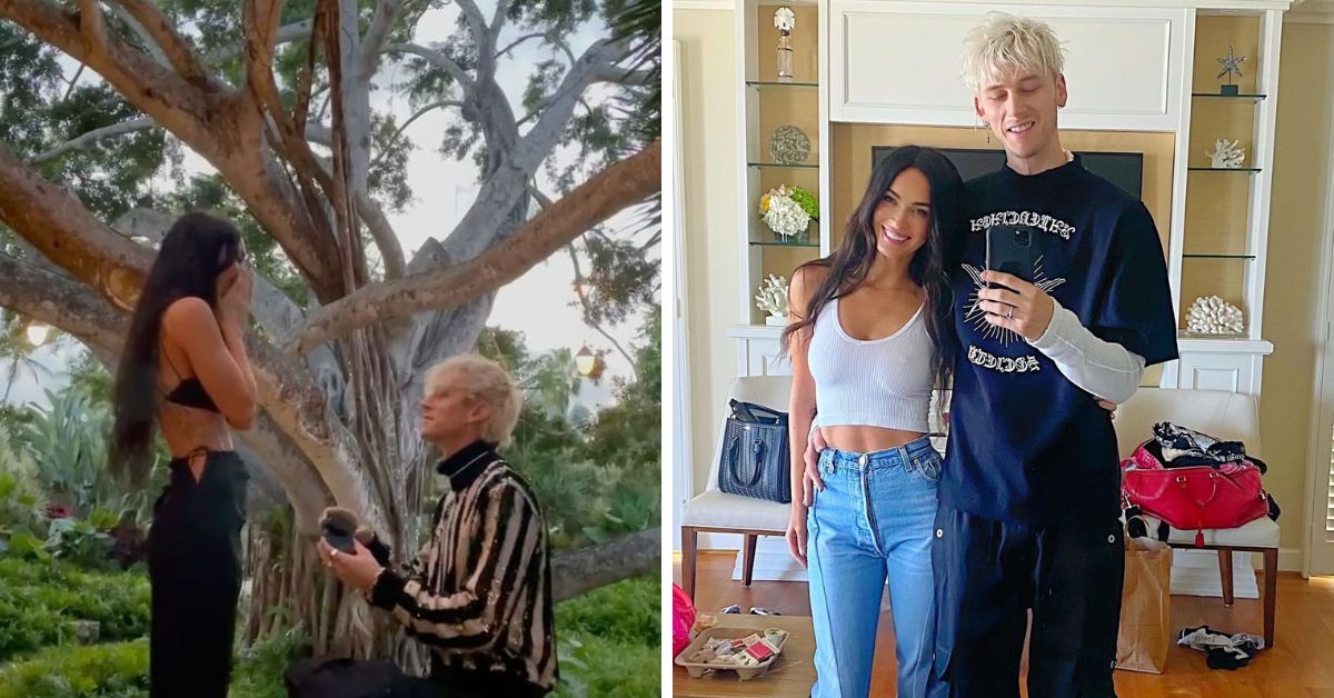 Viva el amor: Megan Fox y Machine Gun Kelly se comprometieron