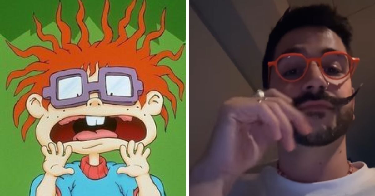 Comparan a Camilo con personaje de los 'Rugrats' por sus nuevas gafas