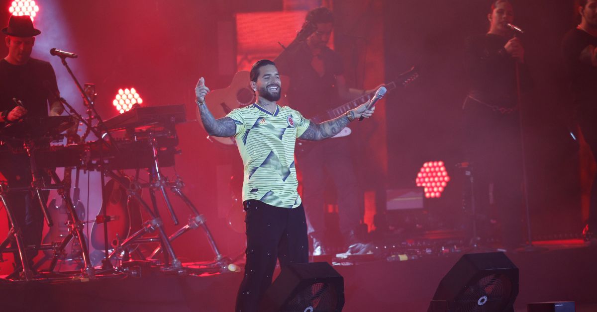 Maluma conquistó al público en Qatar durante el 'FIFA Fan Festival'