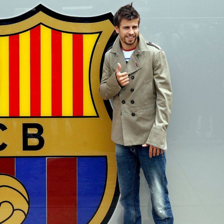 Gerard Piqué sin barba y más flaco: el futbolista antes de la fama