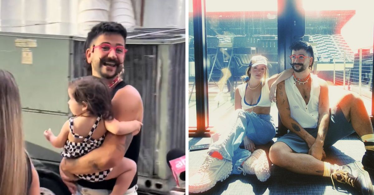 Camilo y Evaluna ya mostraron en público el rostro de su hija Índigo