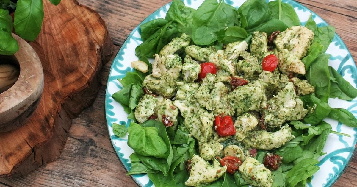 Pollo con espinacas: receta sencilla